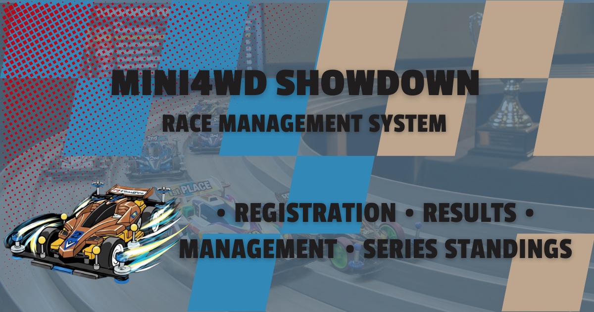 Mini 4WD Showdown | Race Registration & Results